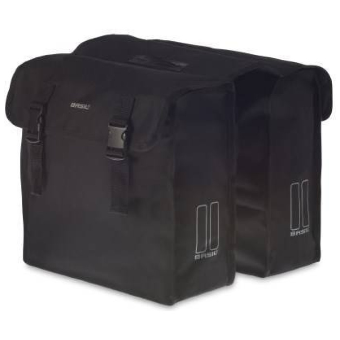 Basil Tas Mara XL 35L Dubbel Achter Black | Jansen 2wielers