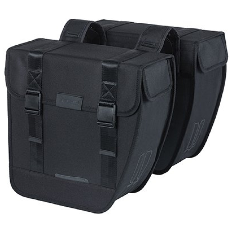 Basil Tas Tour 28L Dubbel Achter Zwart | Jansen 2wielers