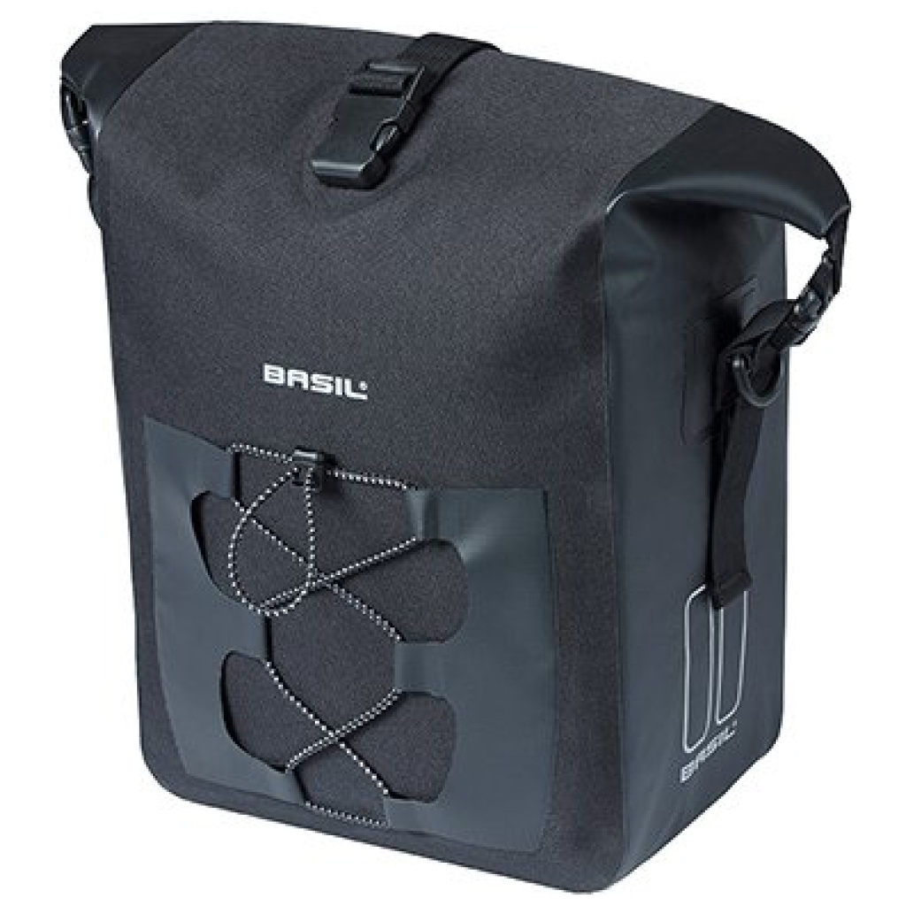 Basil TAS BAS NAVIGATOR WATERPROOF ENKEL ZW 12-15L Zwart | Jansen 2wielers