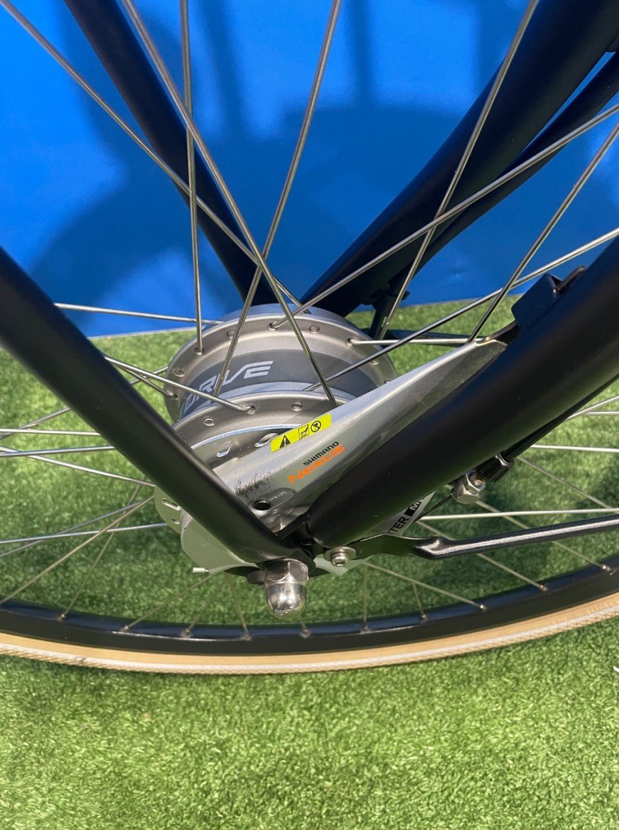 Cortina E-U4 Transport (nieuwe 500wh accu) Jet Black Matt Dames 2022 ...